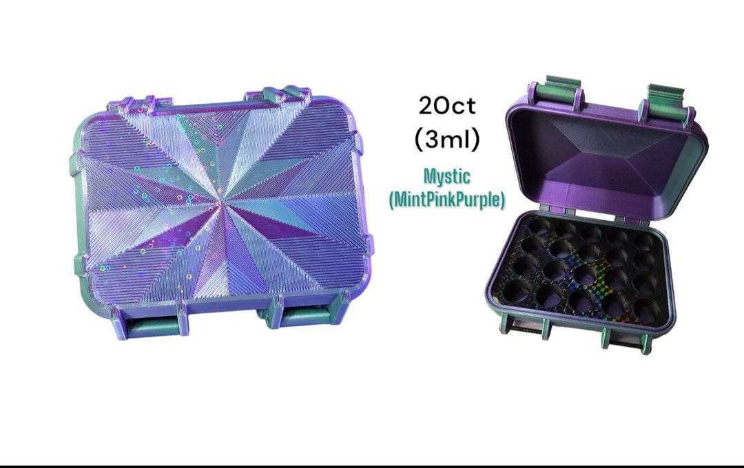 The 20 Count Peptide Vial Storage Box Case Container Organizer Custom ...