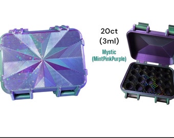 The Cisca-20 a 20-vial, Minimalist, Modern, Peptide Storage Box. Slide ...