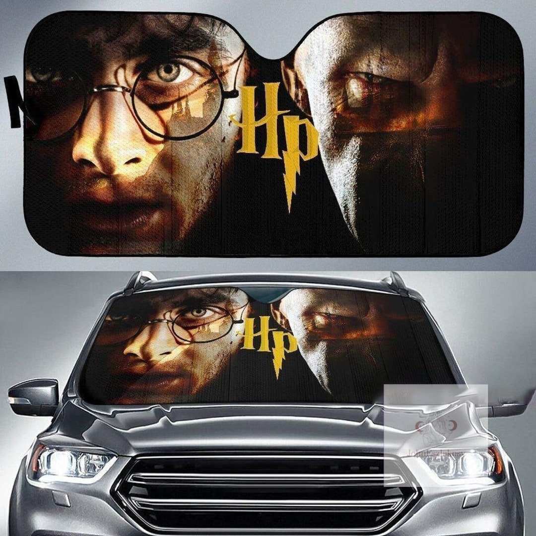Harry Potter and Voldemort, Harry Potter Car Sunshade - Etsy