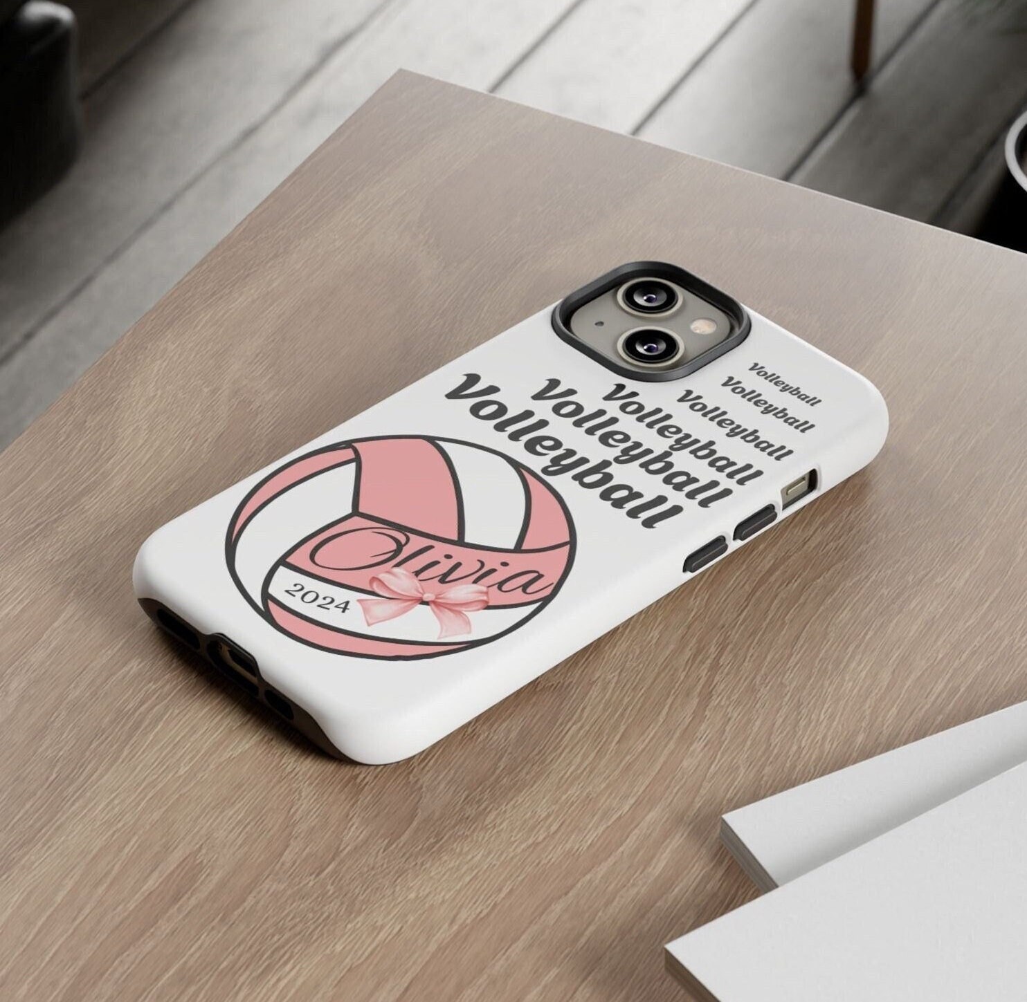 Personalied Female Volleyball Player iPhone Case, Christmas Gift ...