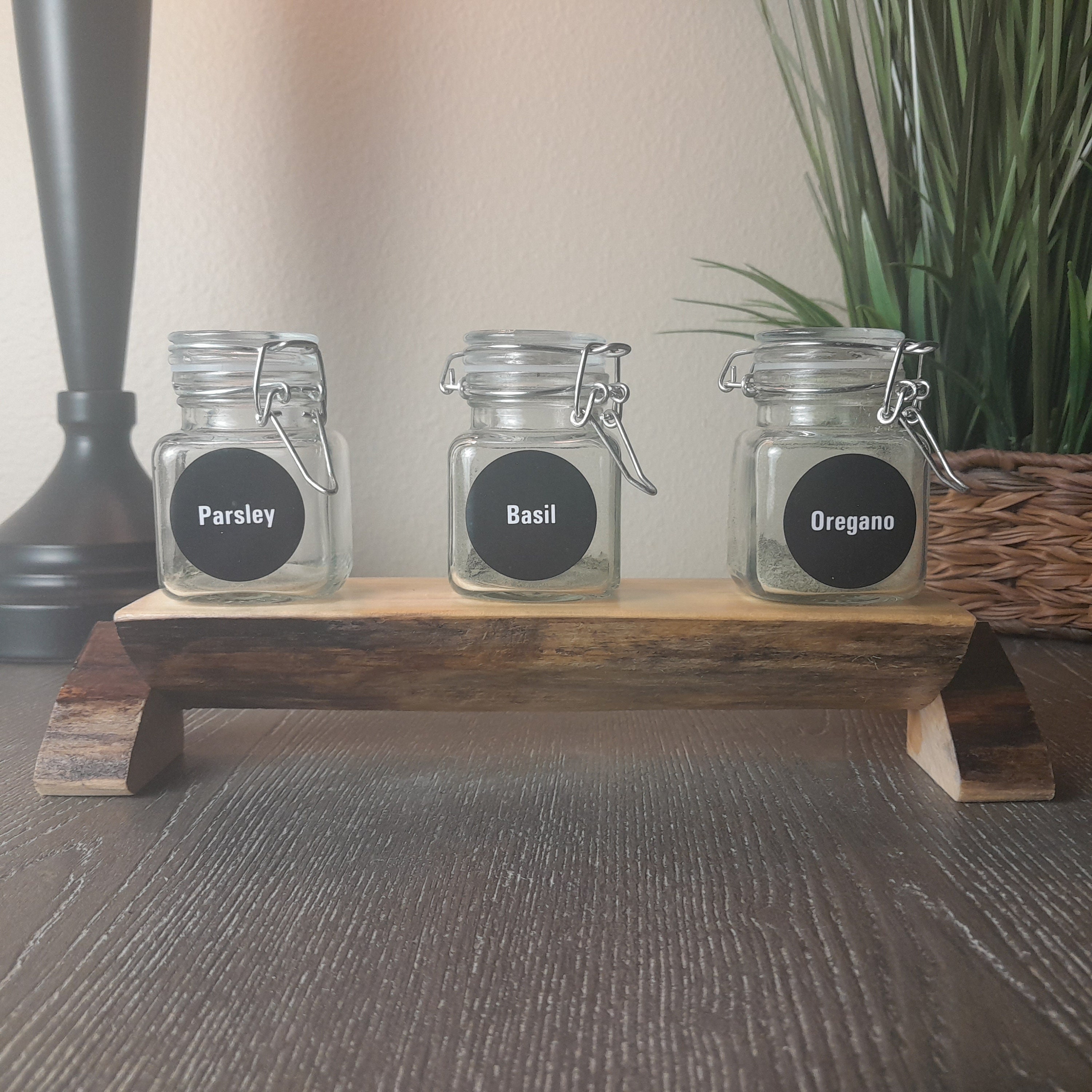 Live Edge Wood Riser Wood Plant Riser Plant Riser Rustic Log Riser ...