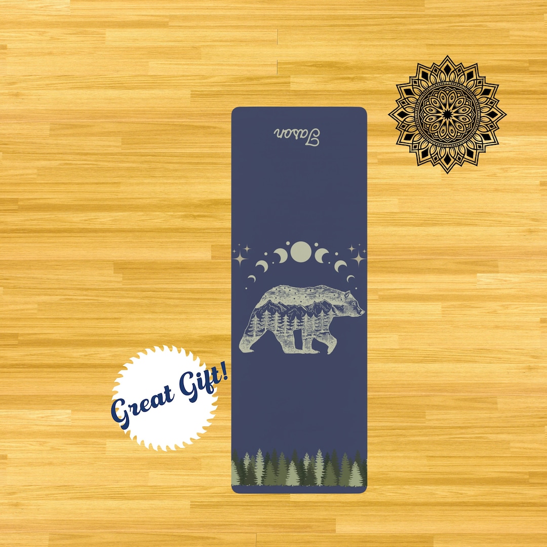Custom Yoga Mat With Name, Gift for Yoga Lover, Boyfriend That Loves ...