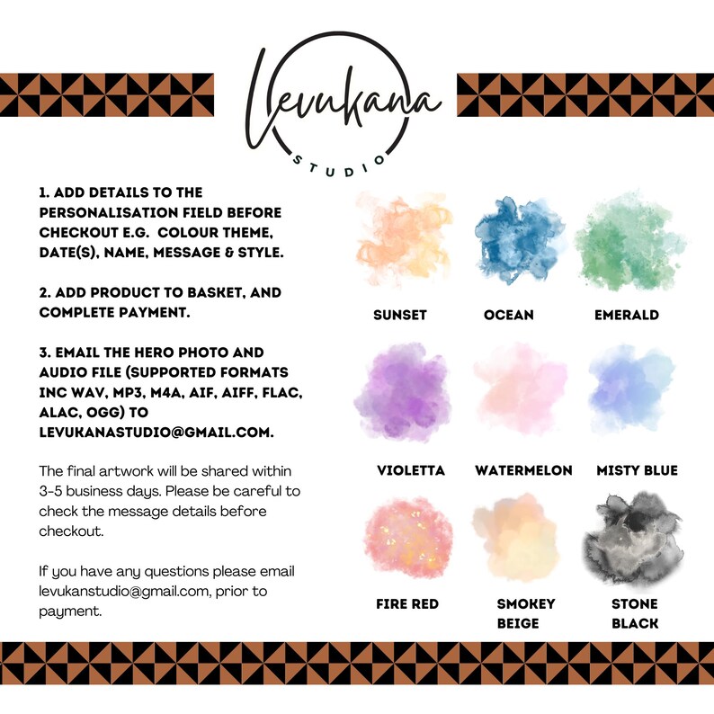 Soundwave + QR Code Poster - Landscape | Voice Recording | Wedding Gift ...