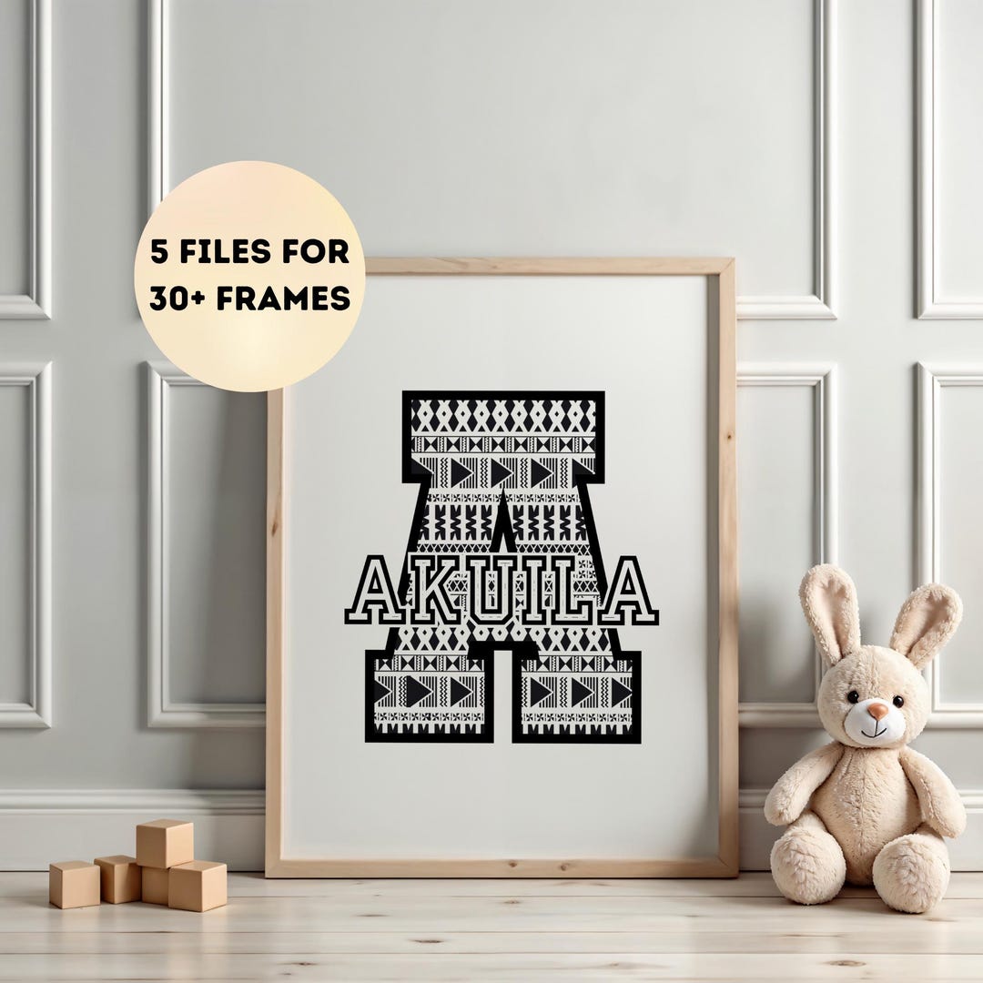 Fiji Masi Name Sign - AKUILA | Fijian Gifts | Printables | Digital ...