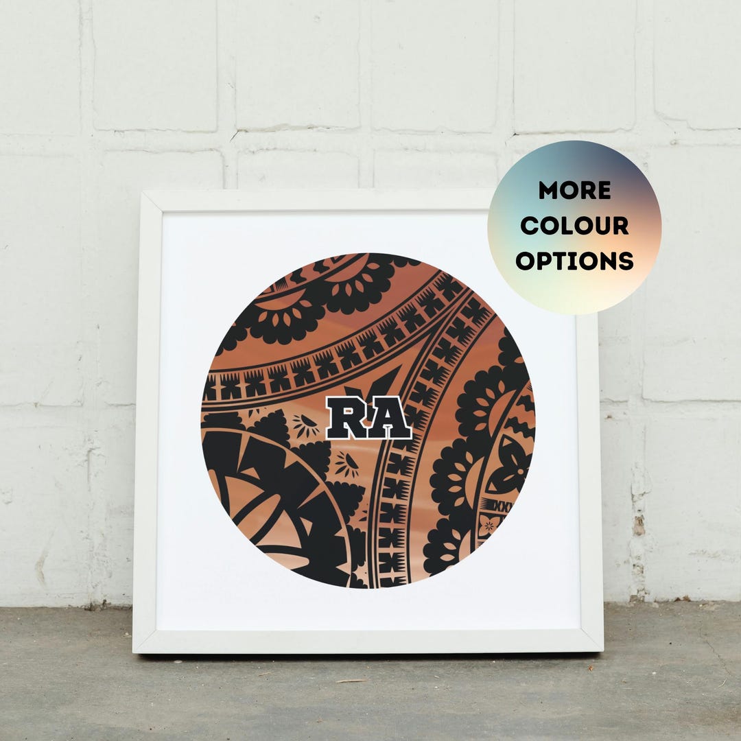 Fiji 14 Provinces RA Square Printable, Smokey Brown | Fiji Gift ...