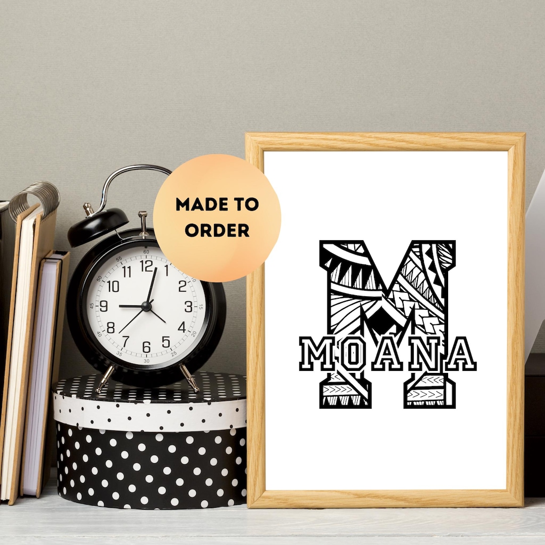 Personalised Name Sign Poster - Polynesia | Pasifika Gift | Pasifika ...