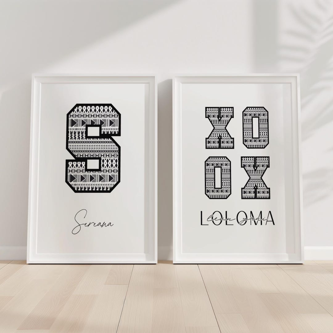 Fiji Masi Name Sign - SEREANA | Fijian Gifts | Printables | Digital ...