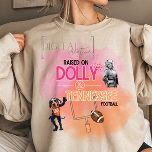Dolly & Tennessee Football Sublimation PNG (digital Download) - Etsy