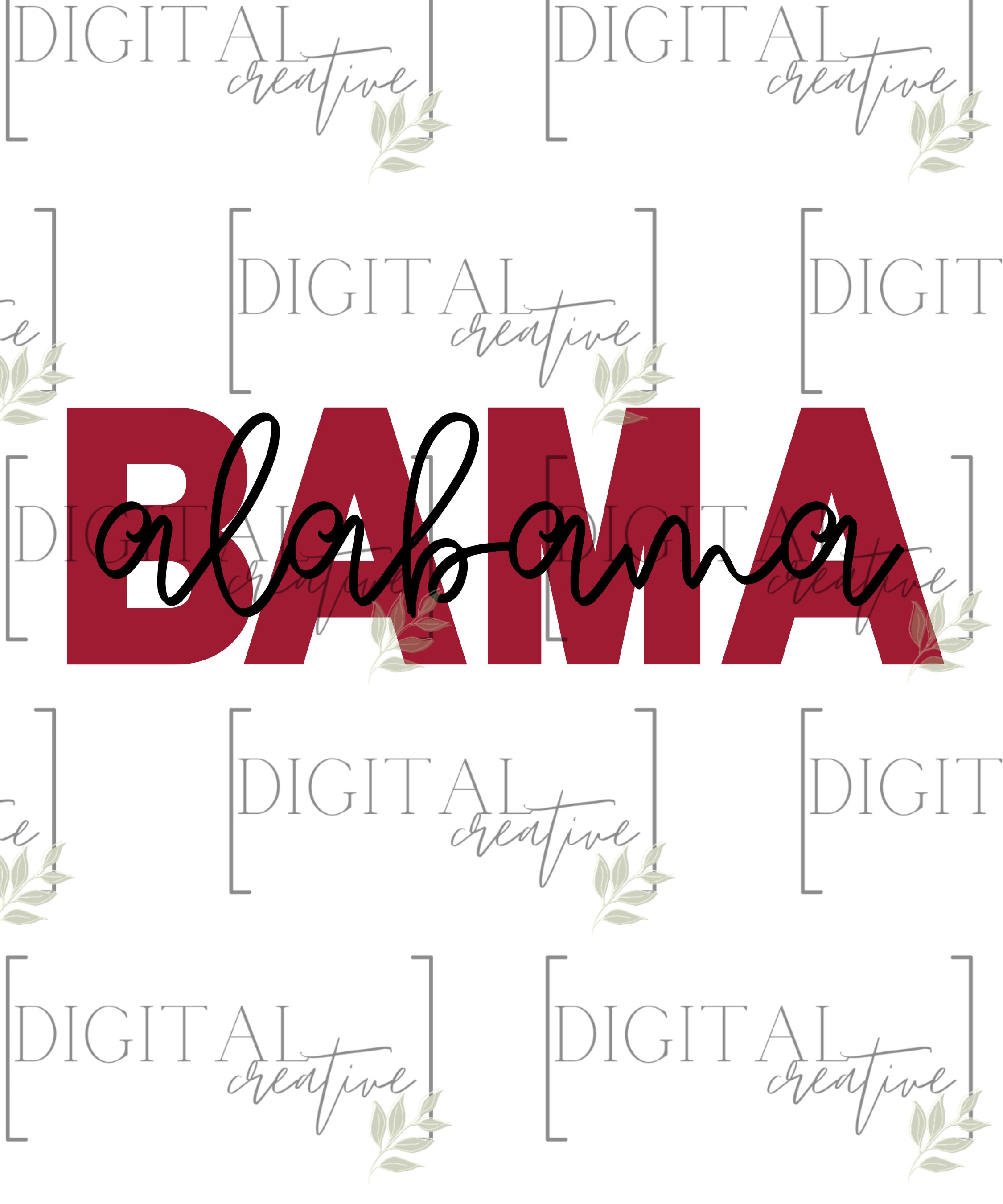 Alabama Bama PNG Crimson Tide AL Sublimation Png Digital Png Football ...