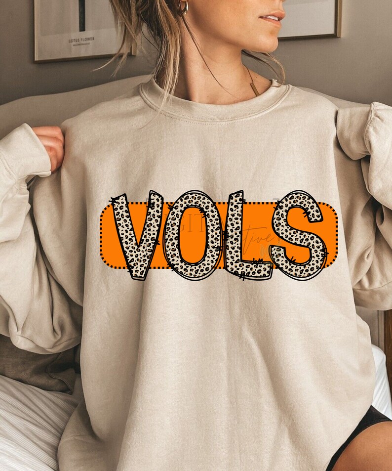 Leopard Vols | Go Big Orange| |PNG Trending | TN | Sublimation Png ...