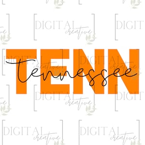 Tennessee | Orange | Go Big Orange |PNG | Vols | TN | Sublimation Png ...