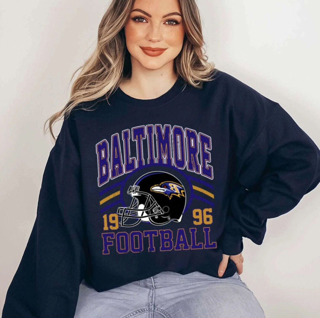 Vintage Bootleg 1996 Baltimore Football Sweatshirt, Baltimore Graphic ...