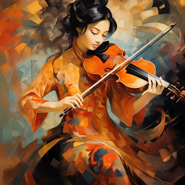 Violin Art - Etsy