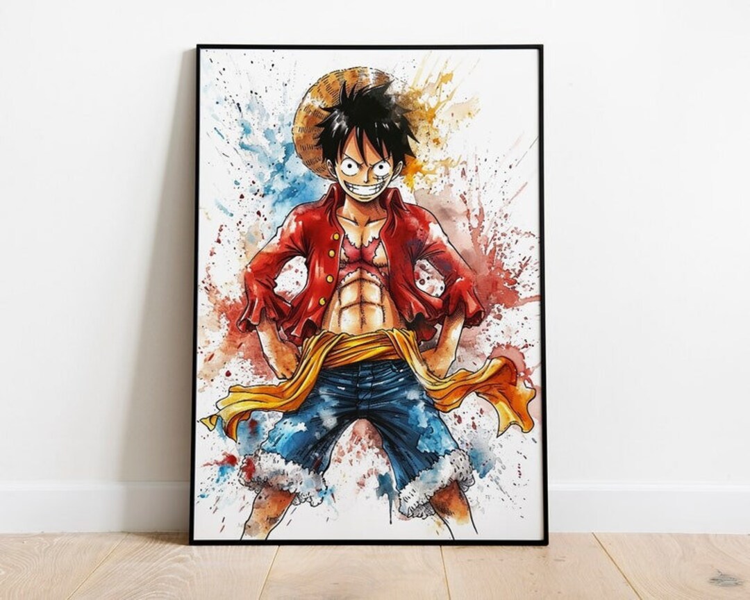Poster One Piece Luffy Gear 5 Tome Cover Wall Art Home Decor - Etsy