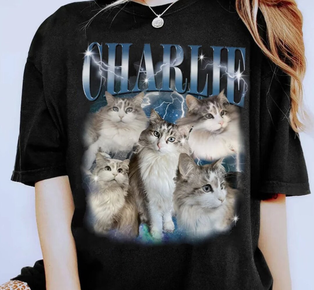 PNG Custom Photo Cat Bootleg 90s Tee, Custom Bootleg Rap Tee Png ...