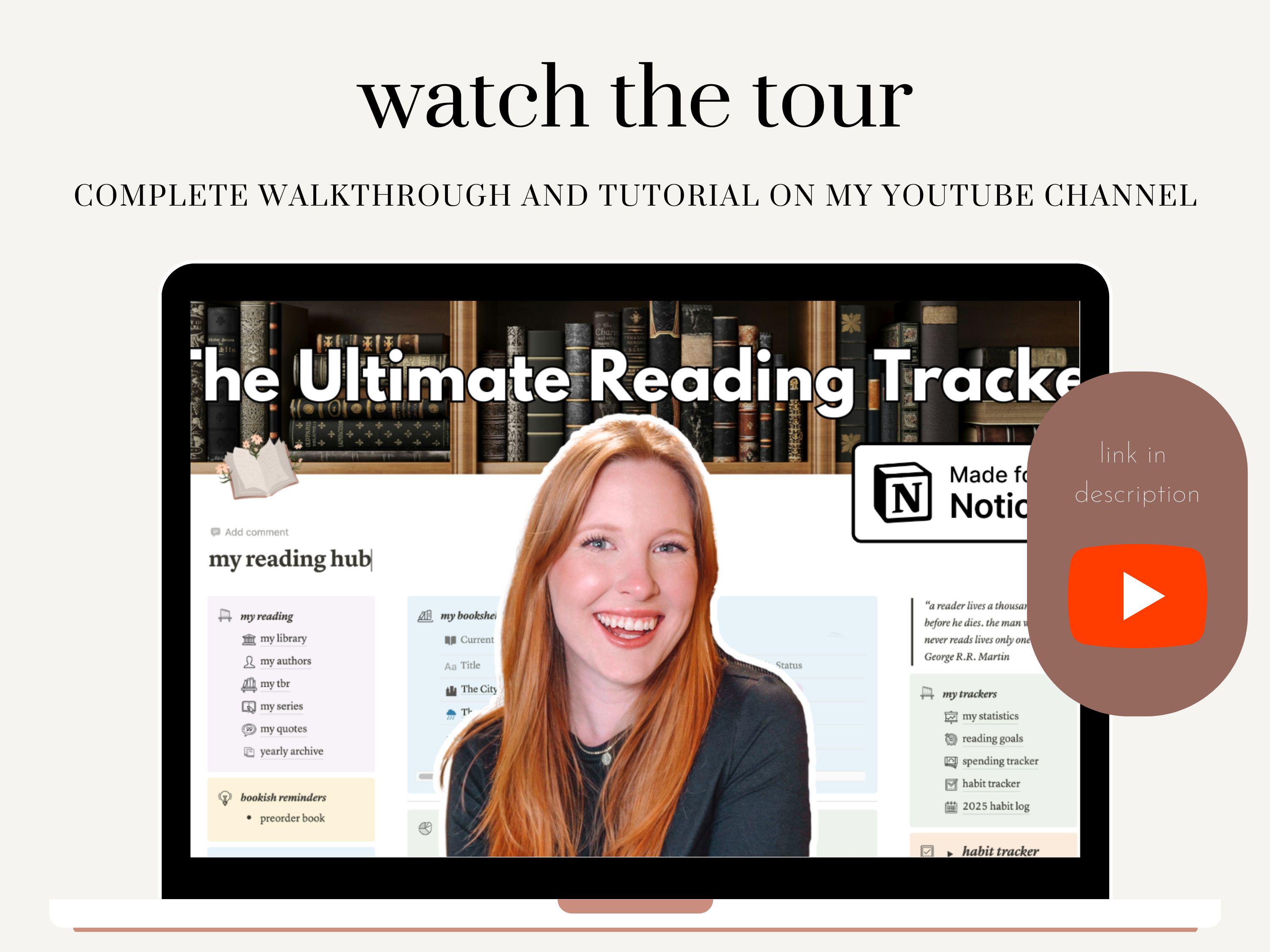 NEW: the 2025 Ultimate Reading Tracker for Notion - Etsy
