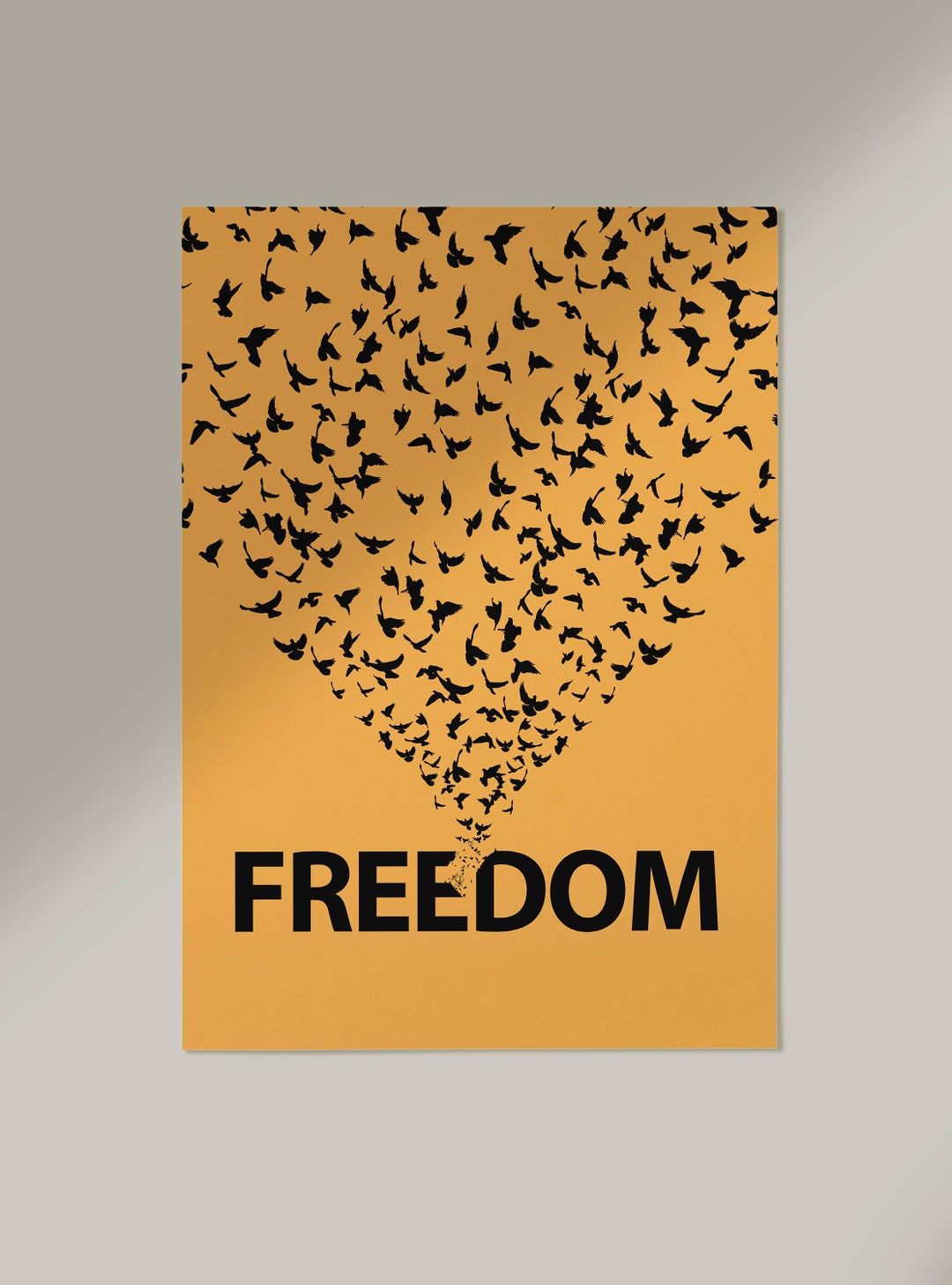 FREEDOM Wall Art - Etsy