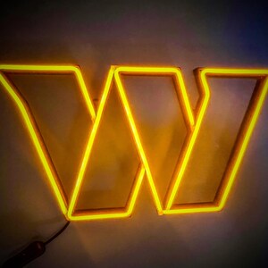 Washington Commanders LED Neon Sign - Etsy