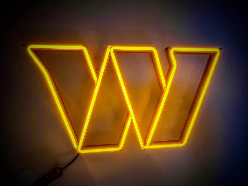 Washington Commanders LED Neon Sign - Etsy