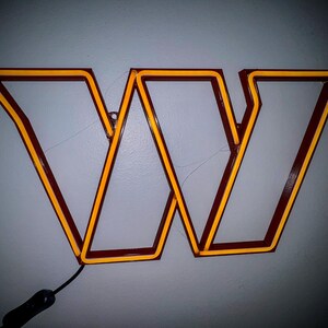 Washington Commanders LED Neon Sign - Etsy