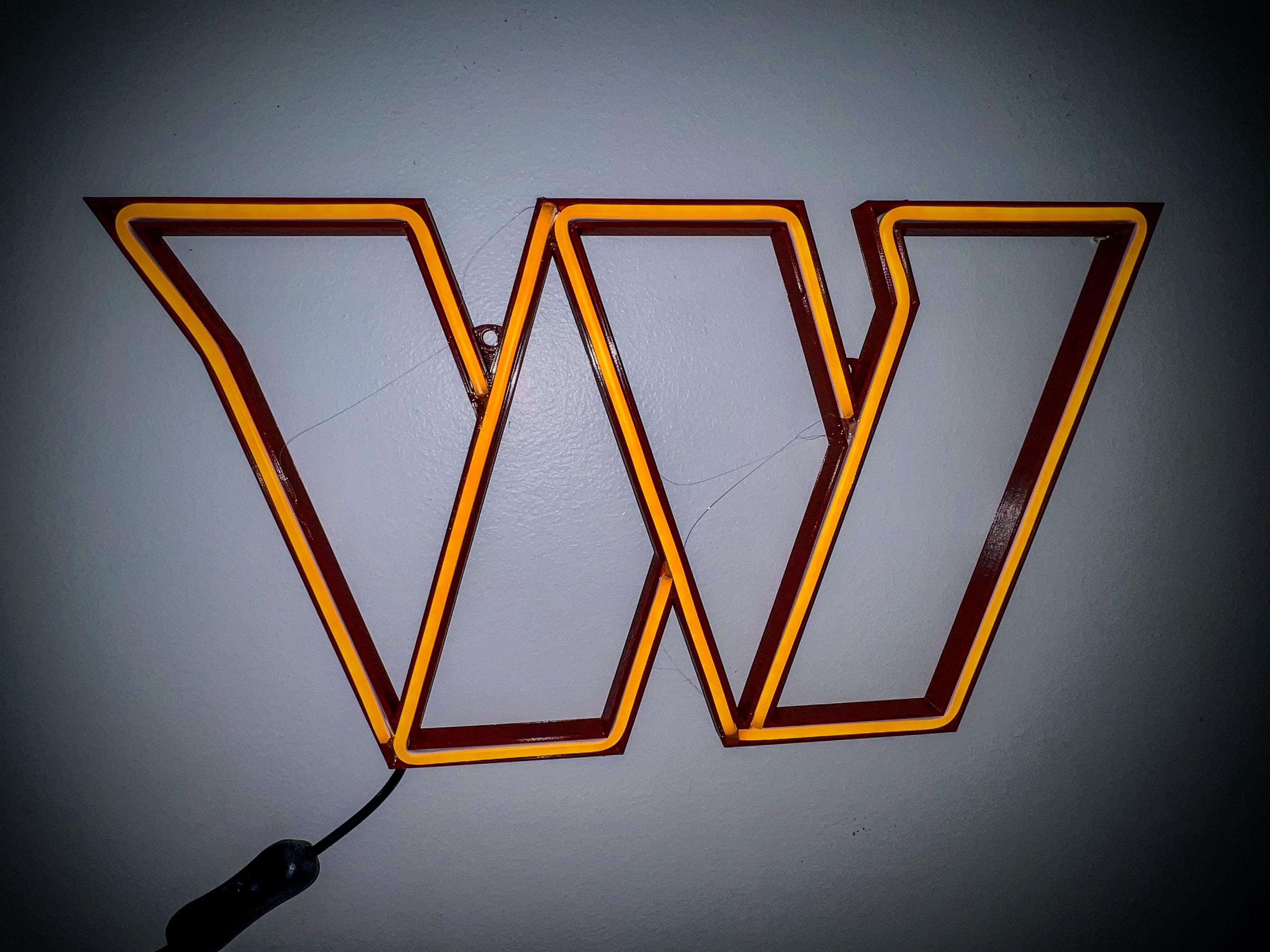 Washington Commanders LED Neon Sign - Etsy