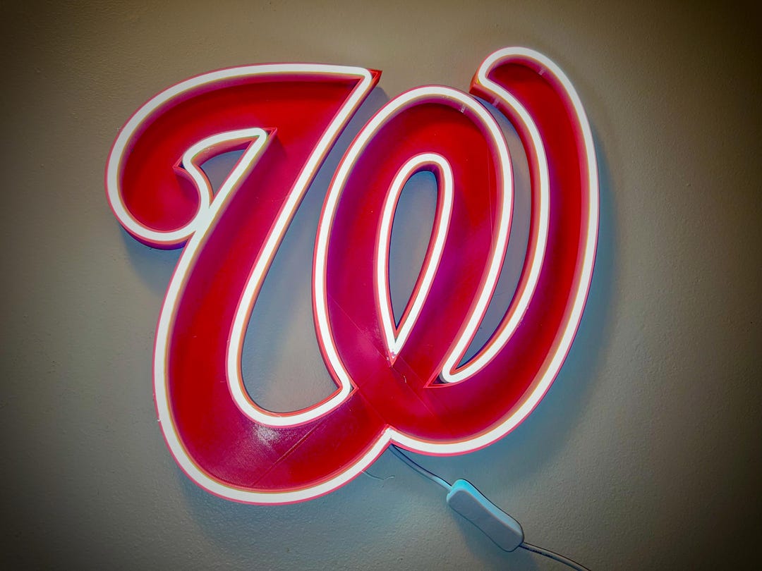 Washington Nationals LED Neon Sign - Etsy