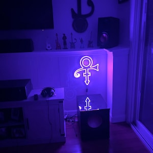 Prince Symbol LED Neon Sign - Etsy
