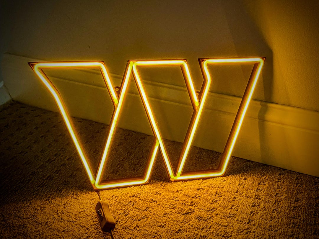 Washington Commanders LED Neon Sign - Etsy
