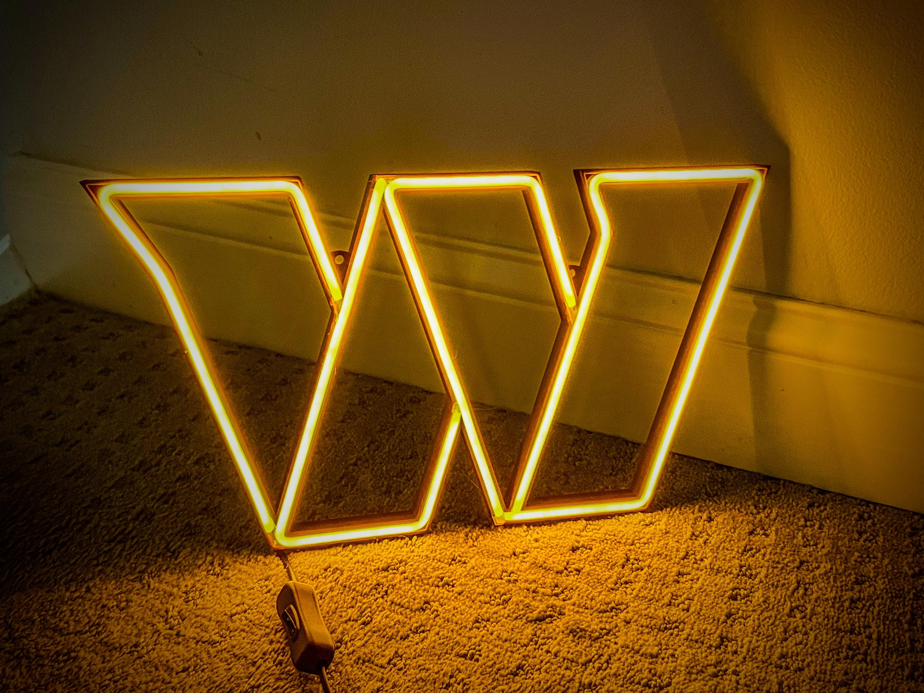 Washington Commanders LED Neon Sign - Etsy