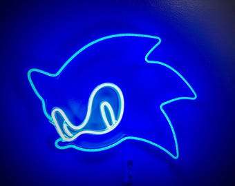 Sonic the Hedgehog LED Neon Sign - Etsy