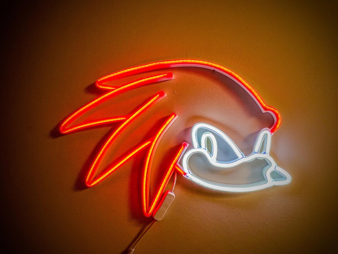 Sonic Knuckles LED Neon Sign - Etsy