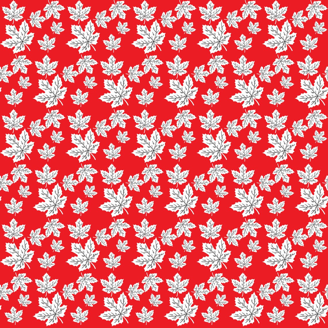 Canada Day Digital Papers - Etsy