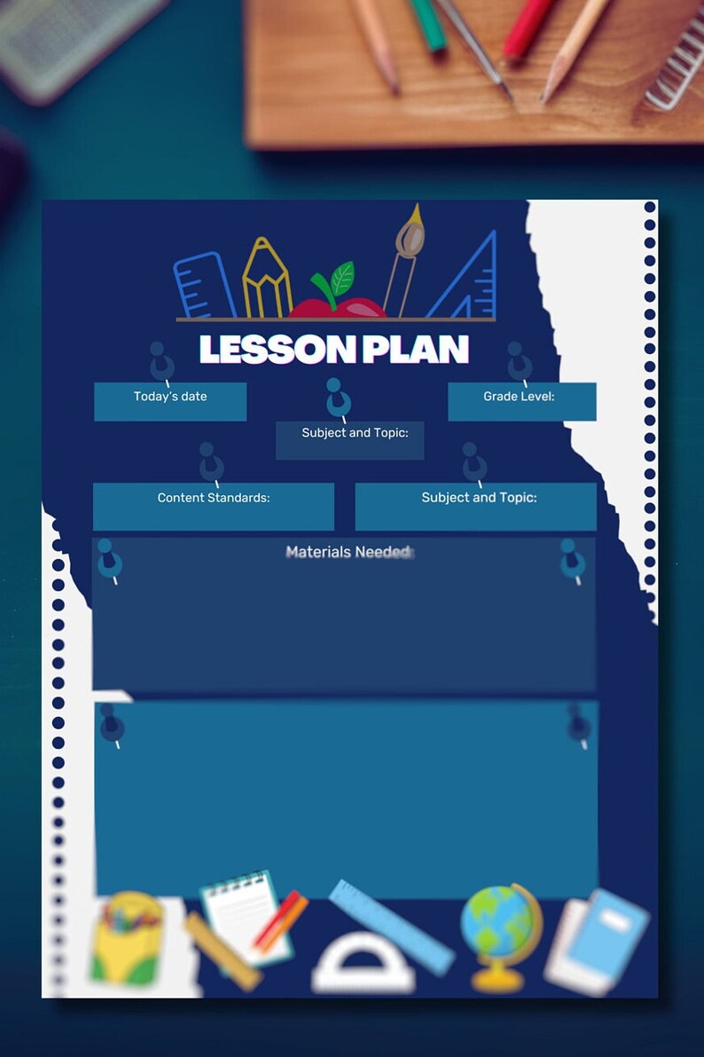 Lesson Plan for Teachers - Etsy