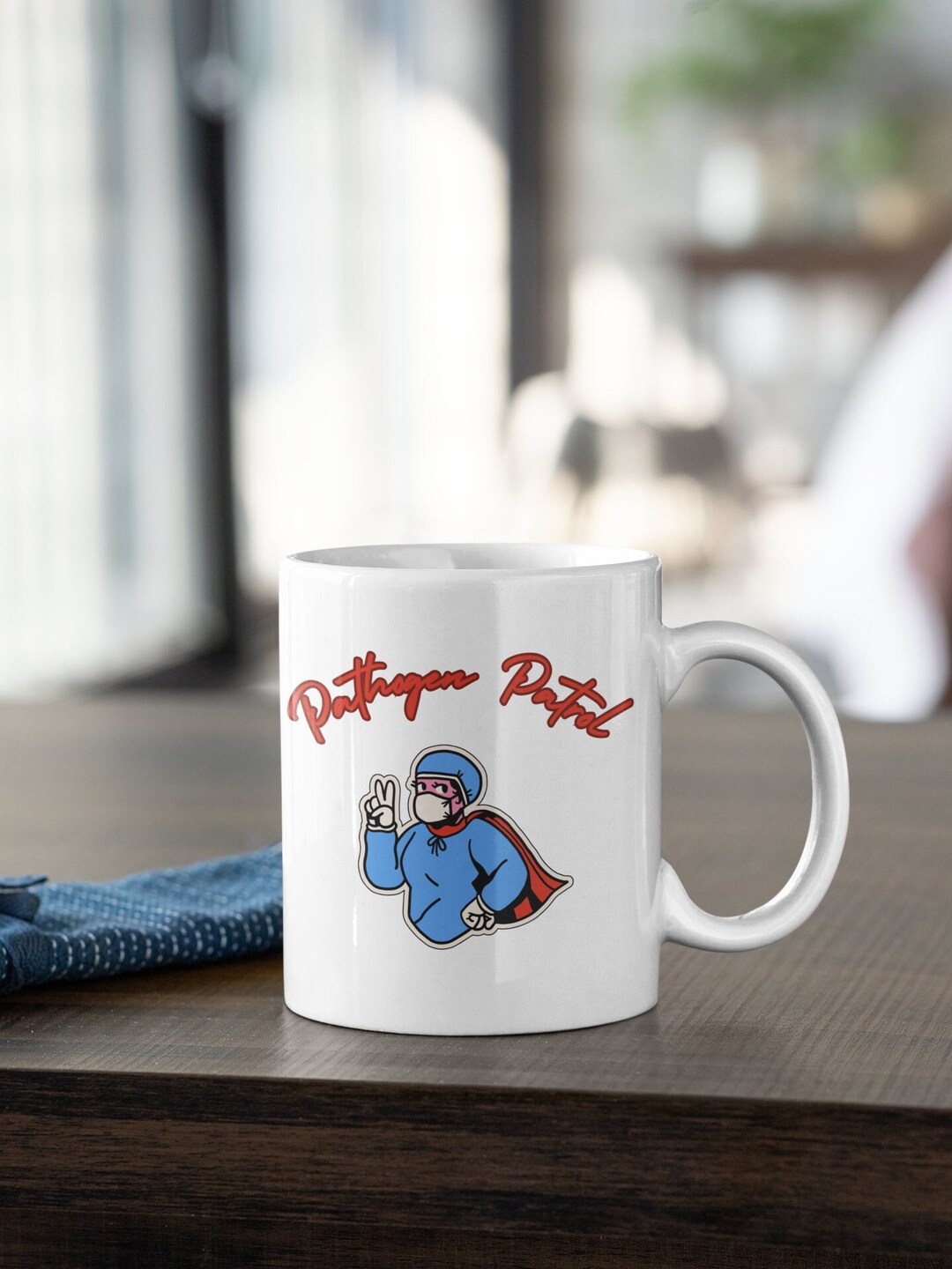 Pathogen Patrol Mug Microbiology Gift, Nursing Student, Lab Tech ...