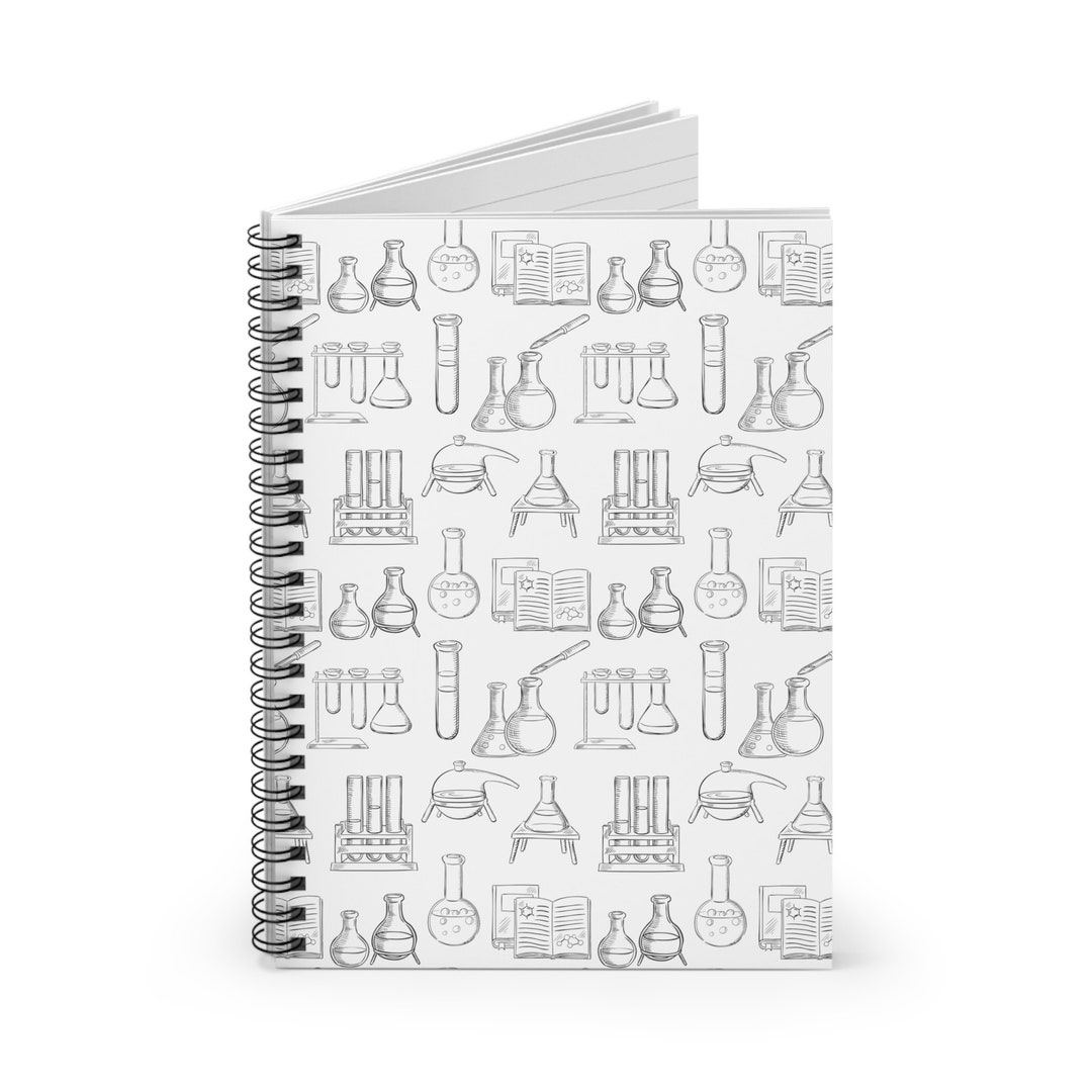 Laboratory Spiral Notebook Lab Tech, Laboratory, Chemistry Gift, STEM ...