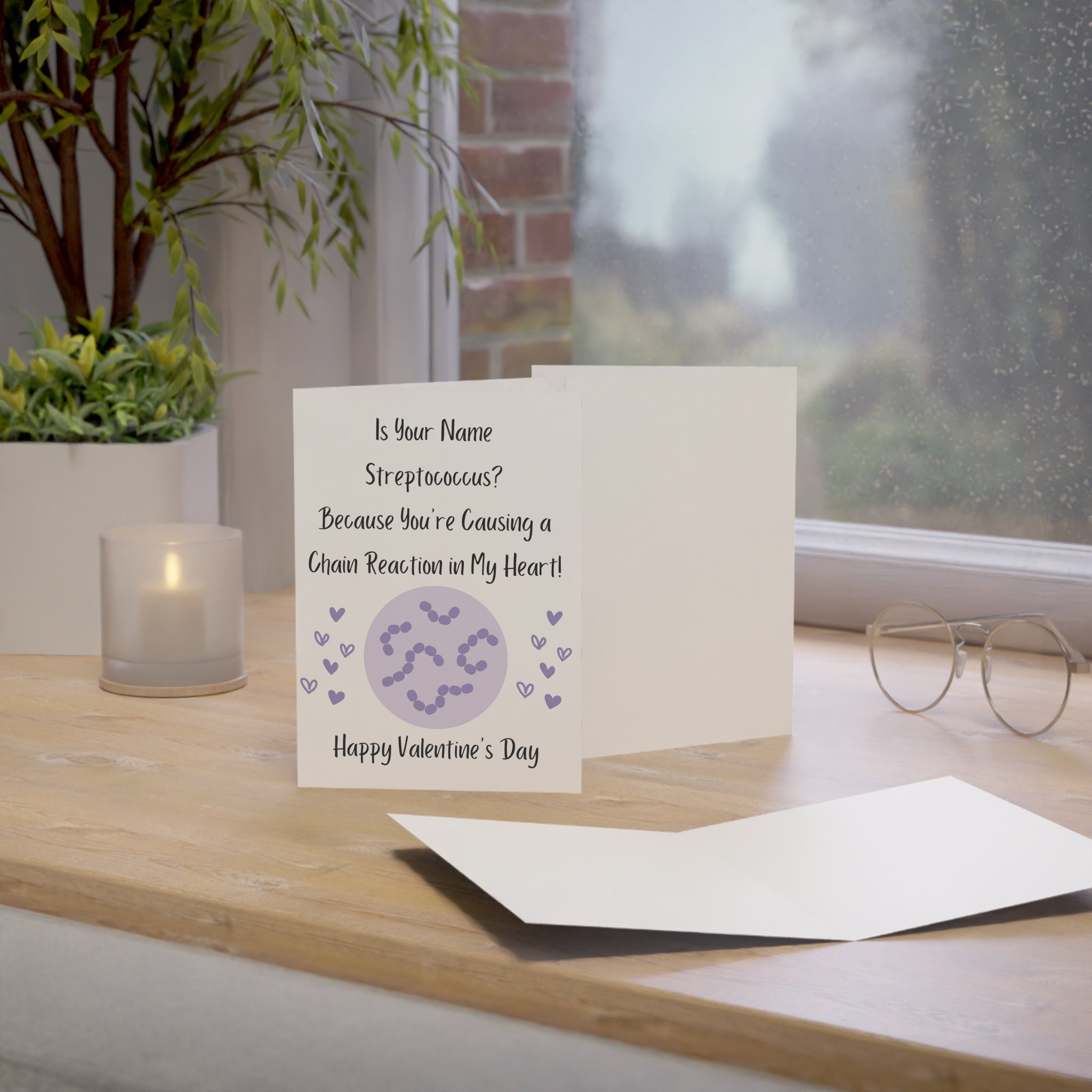 Microbiology Valentine's Day Card STEM, Healthcare Card, Valentine's ...