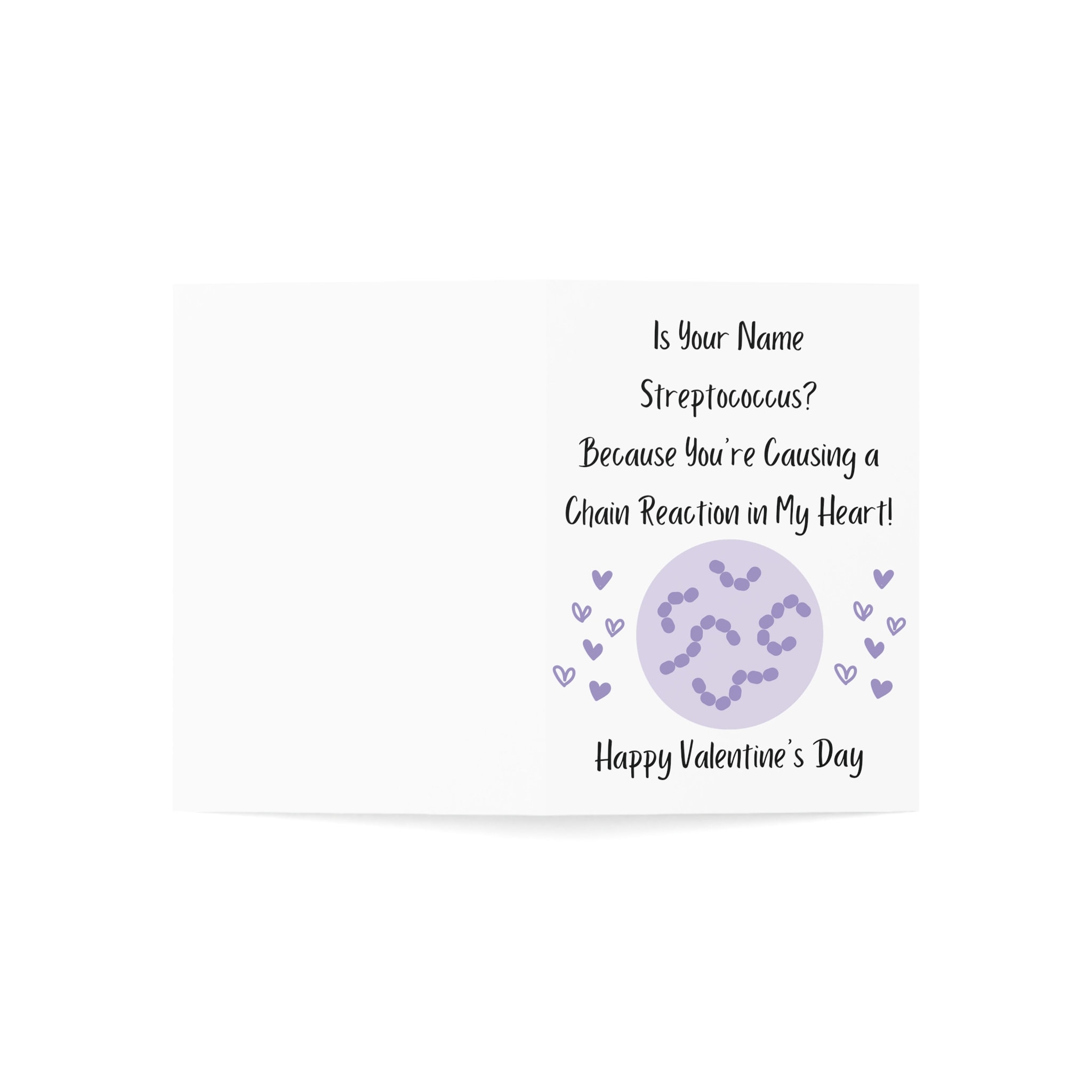 Microbiology Valentine's Day Card STEM, Healthcare Card, Valentine's ...