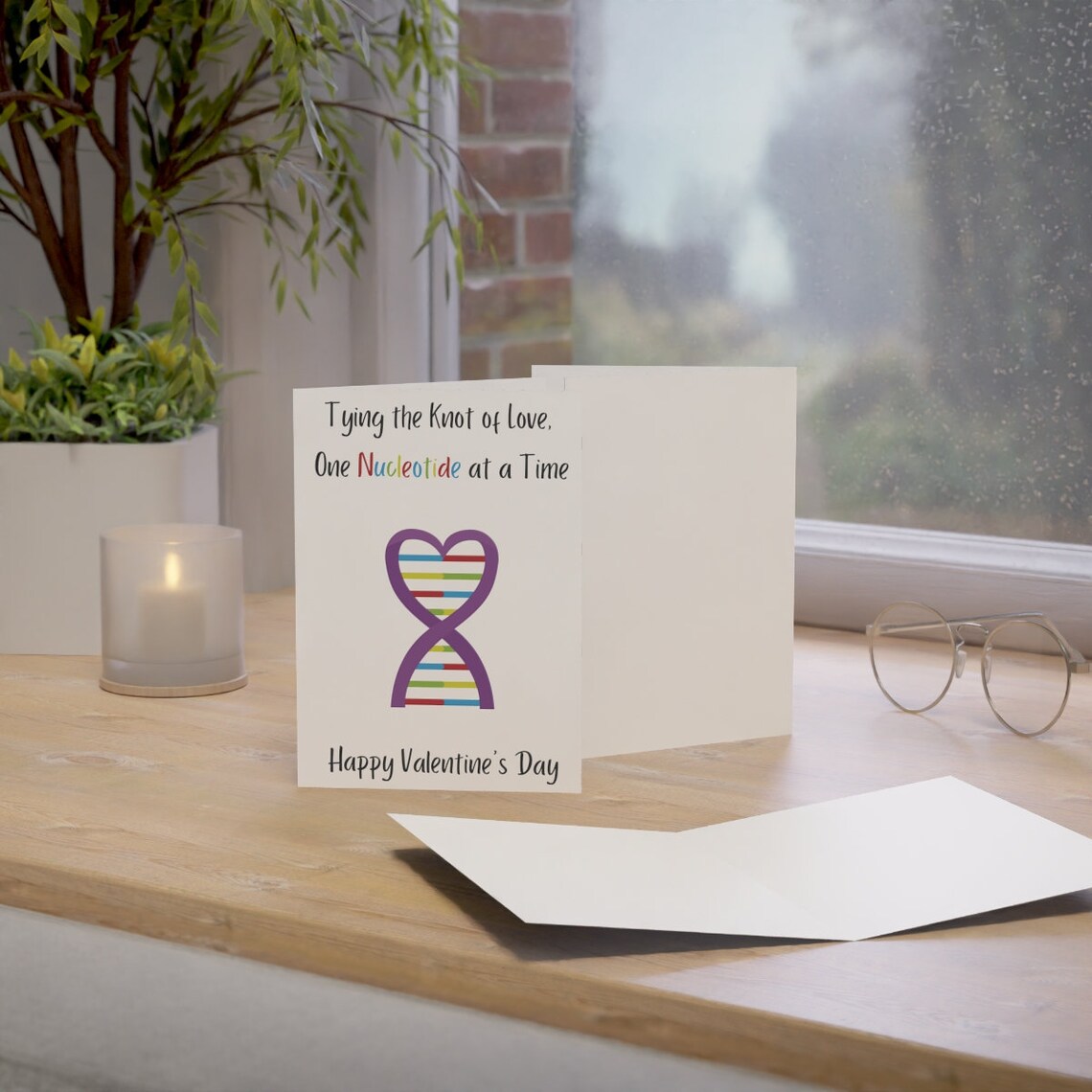 Microbiology Valentine's Day Card Science Student, Cute, Nerdy Card ...