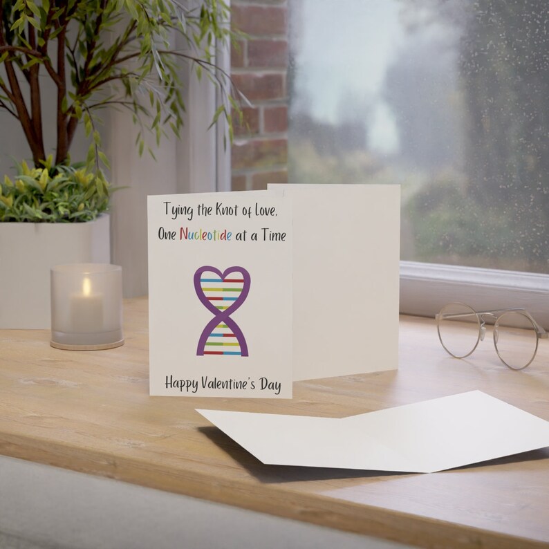 Microbiology Valentine's Day Card Science Student, Cute, Nerdy Card ...