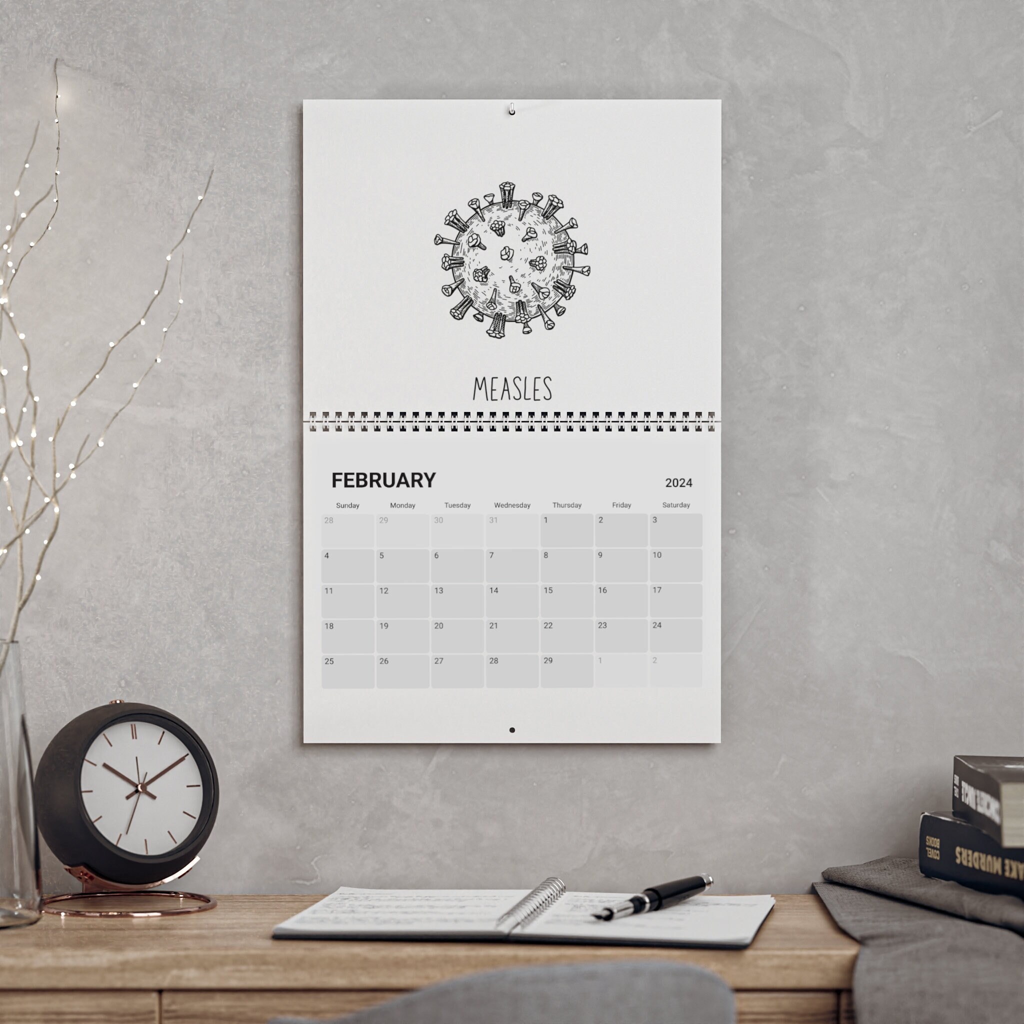 Microbiology Calendar 2024 Science Calendar, Microbiologist, Virology ...