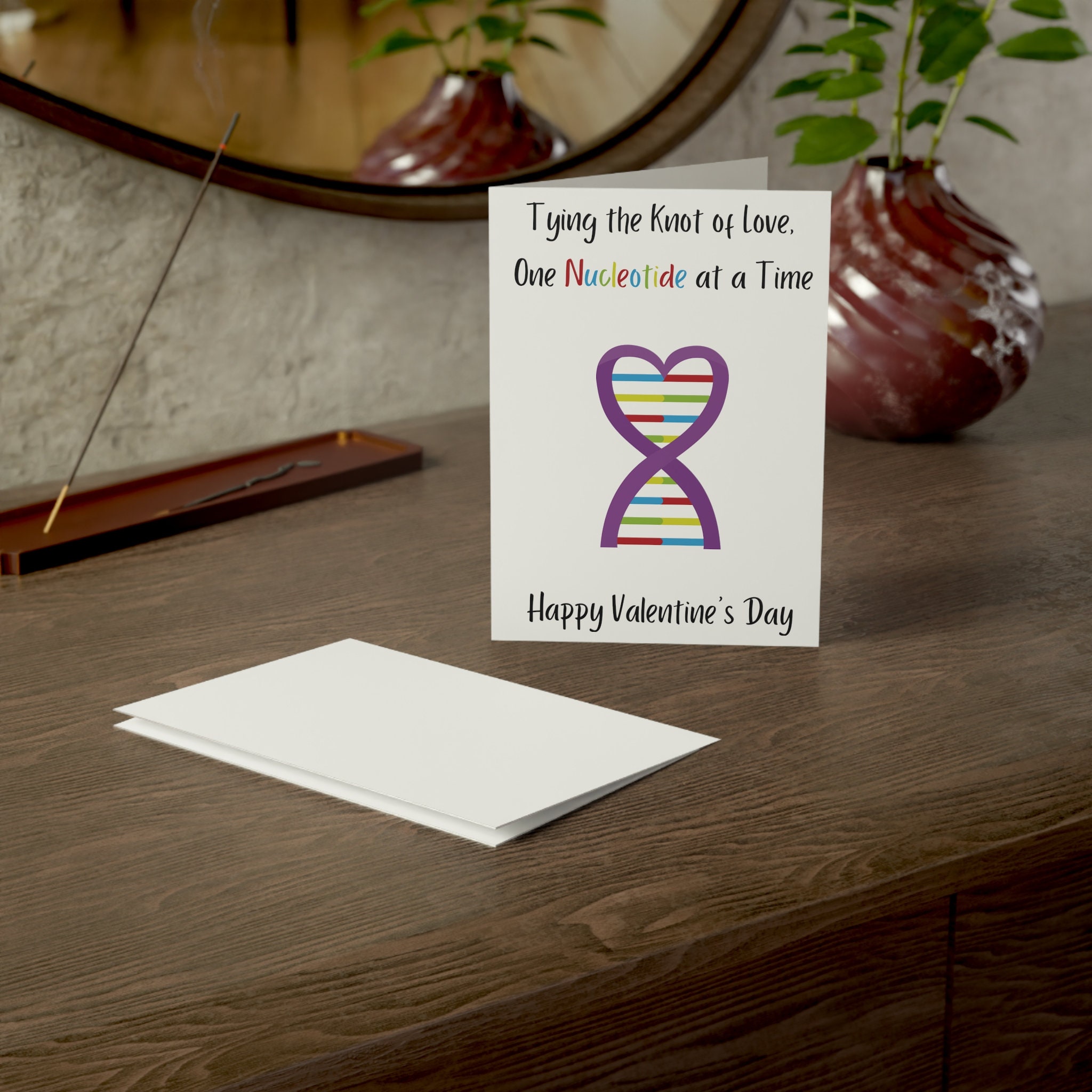 Microbiology Valentine's Day Card Science Student, Cute, Nerdy Card ...