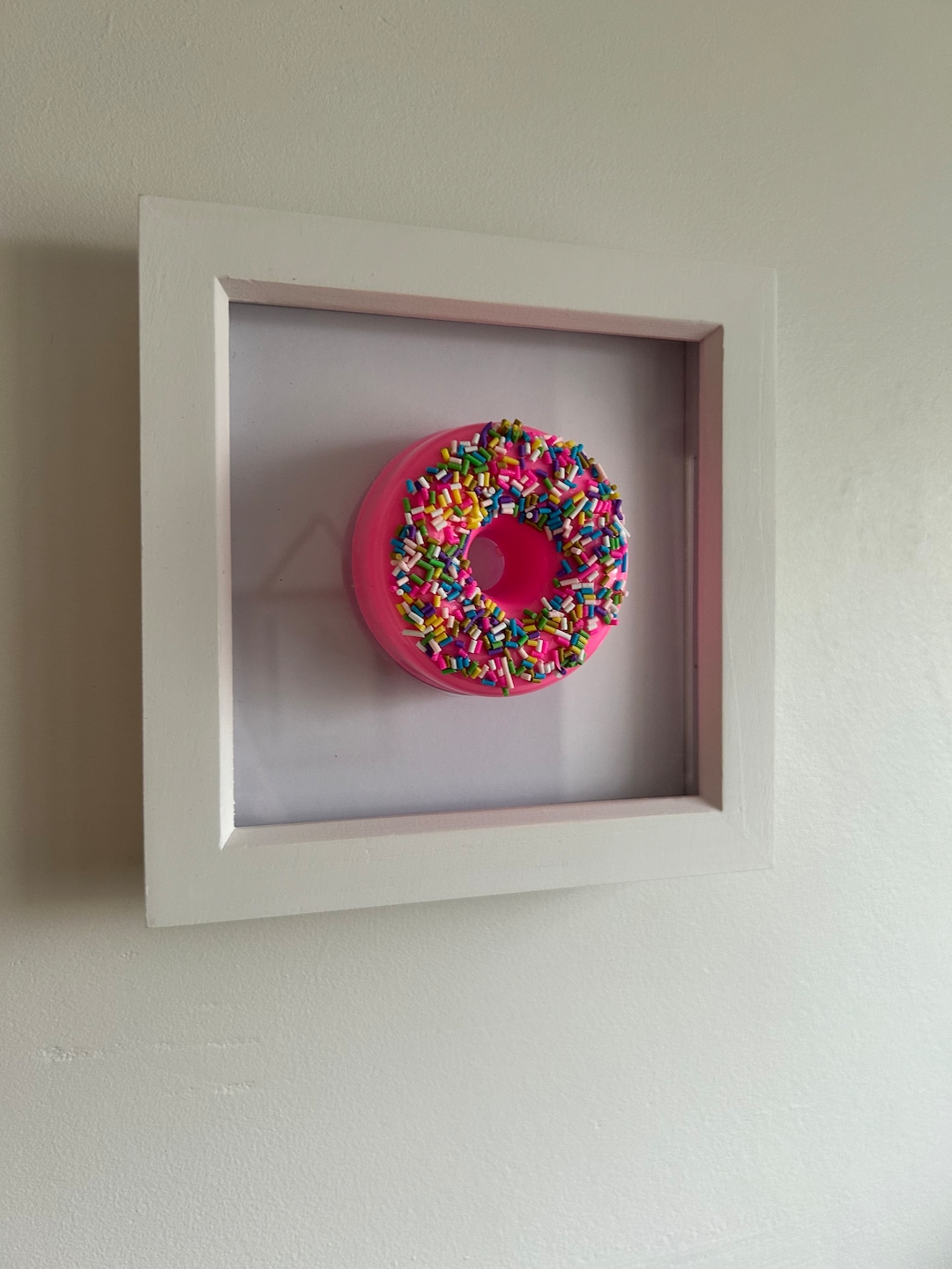 Resin Donut Wall Art Neon, Donut Frenzy, 3D Resin Art, Pop Art, Resin ...
