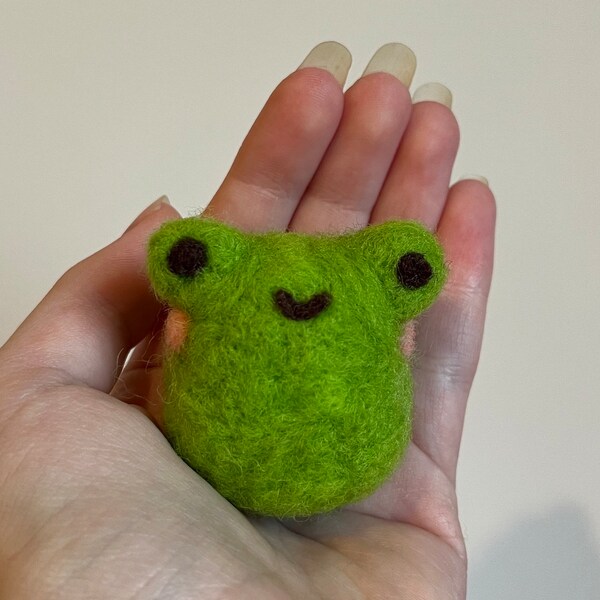 Needle Felt Frog - Etsy