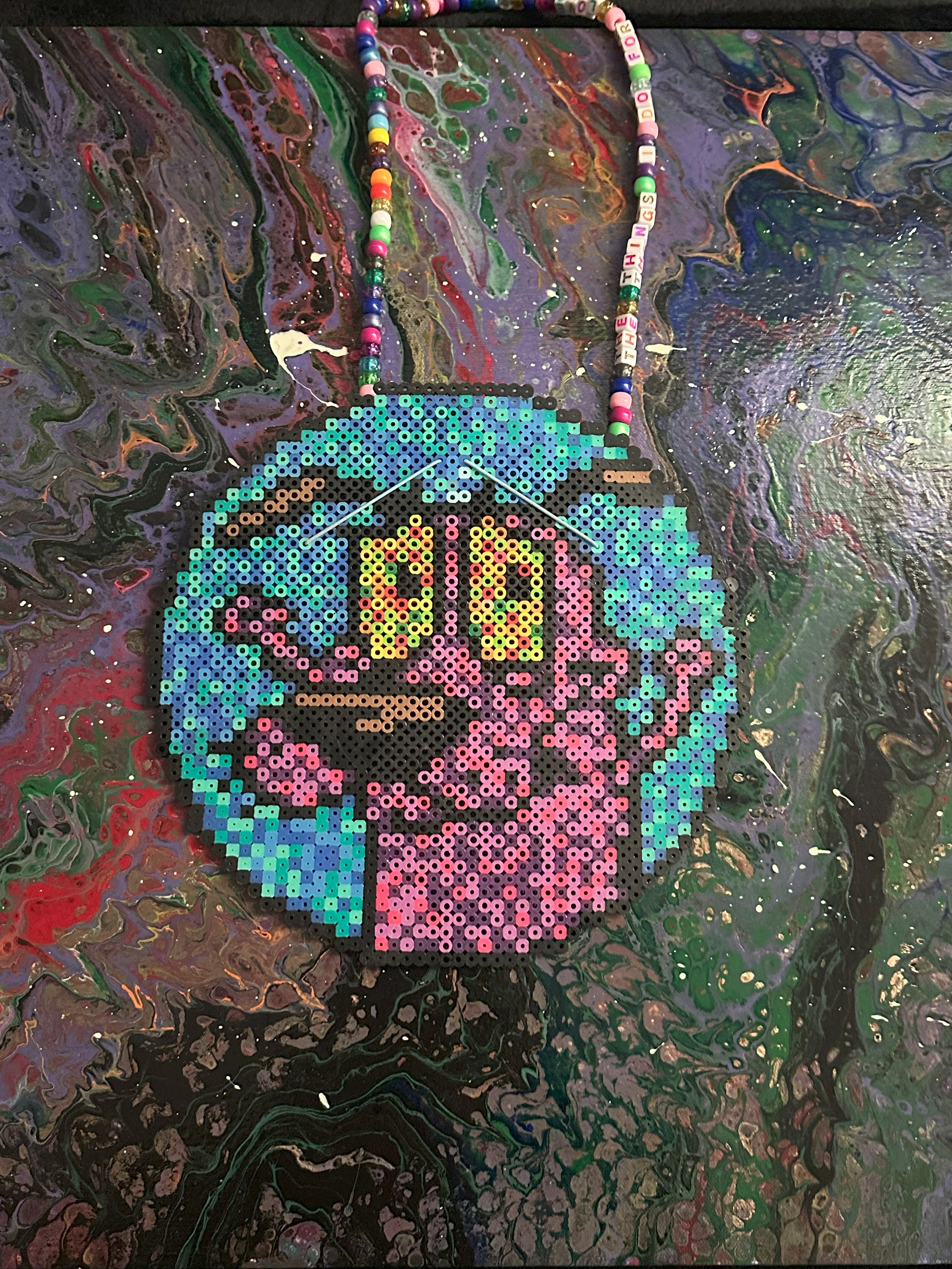 Rave Perler Necklaces - Etsy
