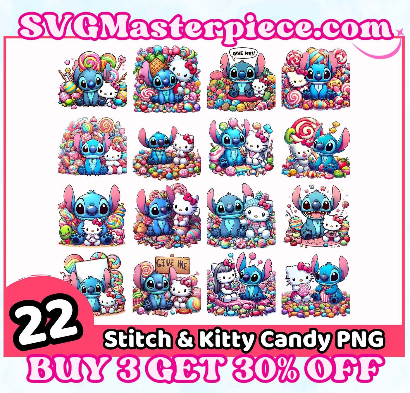 Stitch Lollipop Candy PNG Candy Lover Stitch Girl PNG Stitch Love PNG ...