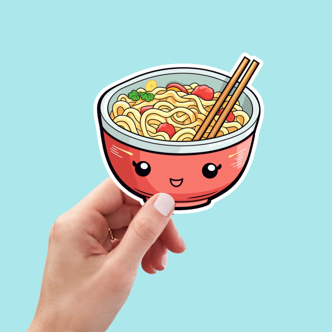 Cute Kawaii Ramen Sticker - Etsy