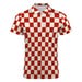 MCM Retro Polo Shirt- Atomic Groovy Design Slim Fit Zipper Polo Shirts ...