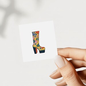 Temporary Tattoo - MCM Tattoo - Mid Century Modern Tattoo - Groovy ...