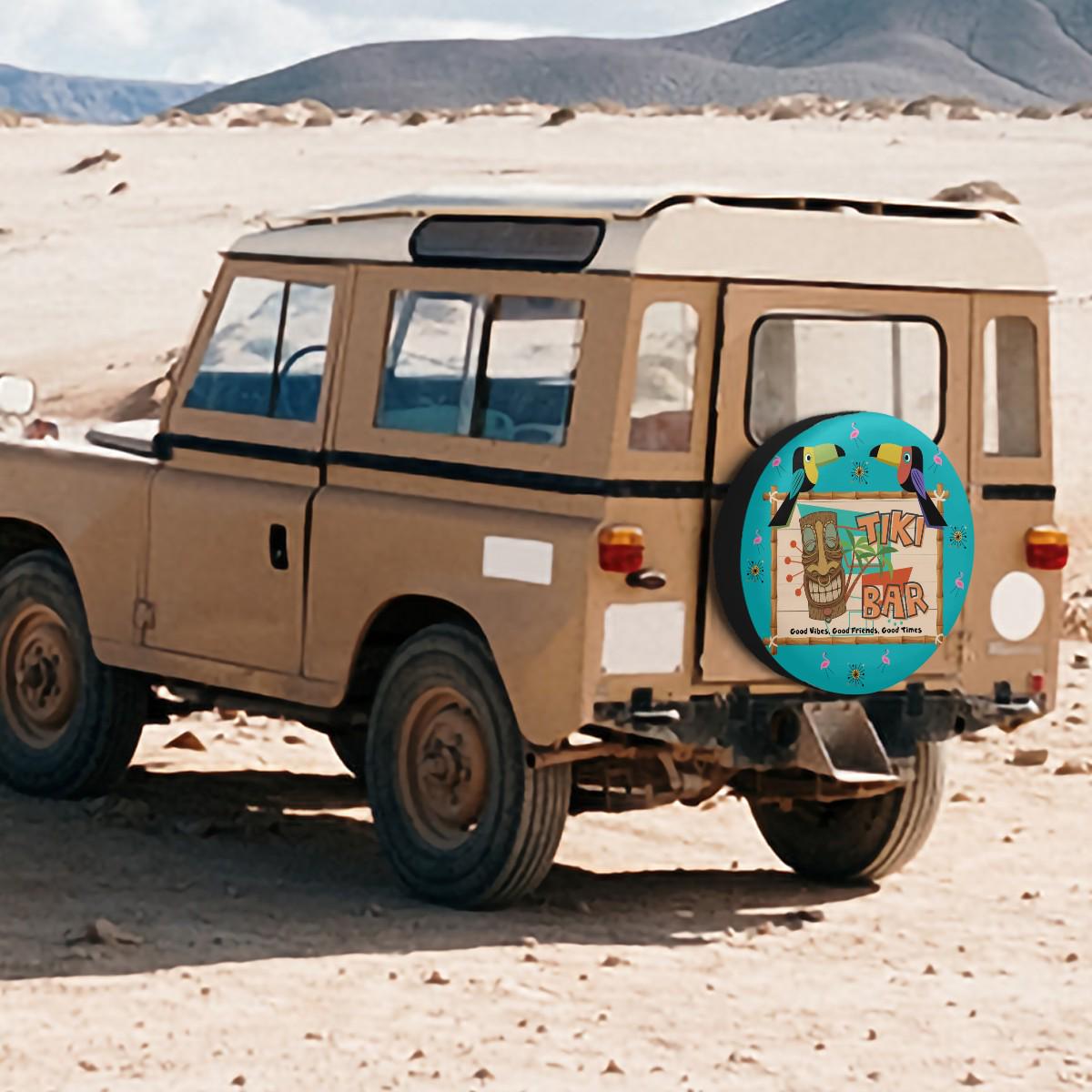 MCM Retro Tiki Tire Cover - Etsy