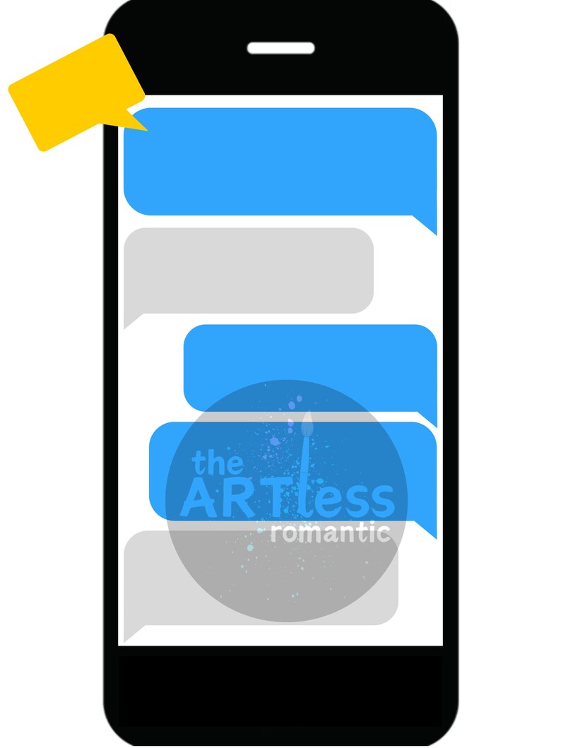 IPhone Texting Infographic Template | Downloadable PNG File - Etsy